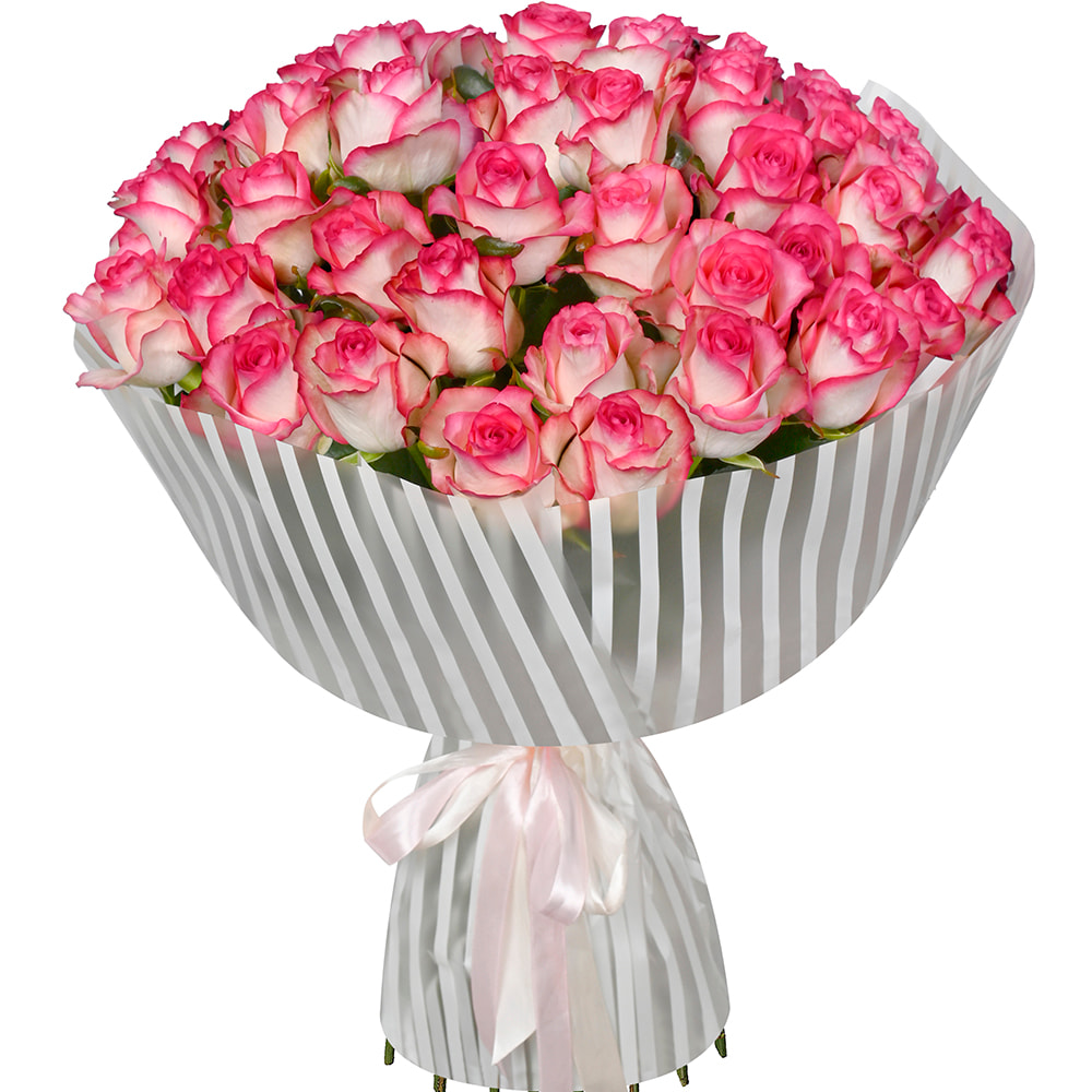 "55 roses Jumilia" bouquet — order delivery to Ukraine. Buy Now! Price ...